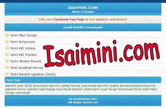 Download Isaimini.com Tamil Dubbed Movies illegal Website, Isaimini ...